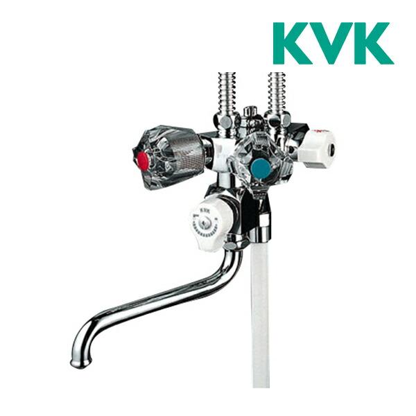 KVK 《在庫あり》 15時迄出荷OK！KVK 水栓金具【KF50NC】ソーラー2ハンドルシャワー(専用形) : 家電と住設のイークローバー2号店 - 通販 - Yahoo!ショッピング