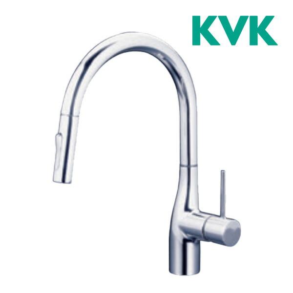 KVK 《在庫あり》 15時迄出荷OK！KVK 水栓金具【KM6061ECHS】キッチン水栓 シングルシャワー付混合栓 一般地用 : 家電と住設のイークローバー2号店 - 通販 - Yahoo ...