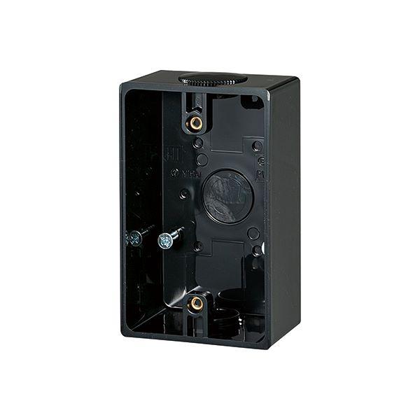 未来工業 【PVR-BKYK】ブラック 露出スイッチボックス (ブランクタイプ) 1ヶ用 119×74×49 : 家電と住設のイークローバー2号店 - 通販 - Yahoo!ショッピング