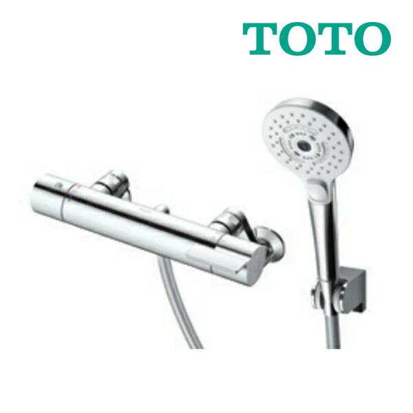 TOTO 15時迄出荷OK！∞TOTO 浴室用水栓金具【TBV03459J】GGシリーズ 壁付サーモスタット混合水栓(レバーハンドル) コンフォートウェーブ 3モード・ミスト めっき : 家電 ...
