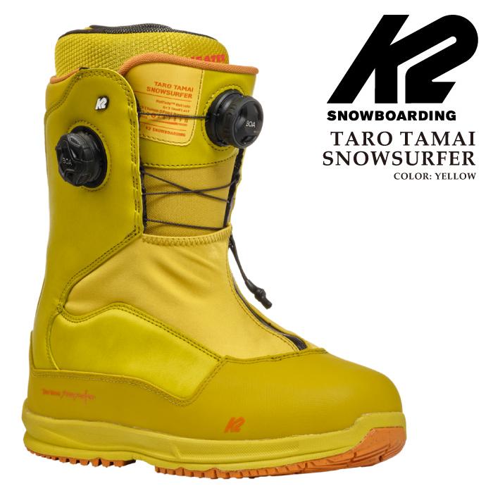 K2（スキー、スノーボード） スノーボード ブーツ ケーツー K2 TARO TAMAI SNOWSURFER Yellow タロウ タマイ ...