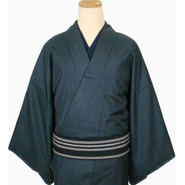 男物 長着 しつけ糸付き 未使用 近代お召し紬 100亀甲織 適用身長159cm位 正絹 10198 : 10198 : きものあかね - 通販 - Yahoo!ショッピング