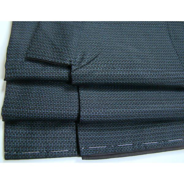 男物 長着 しつけ糸付き 未使用 近代お召し紬 100亀甲織 適用身長159cm位 正絹 10198 : 10198 : きものあかね - 通販 - Yahoo!ショッピング