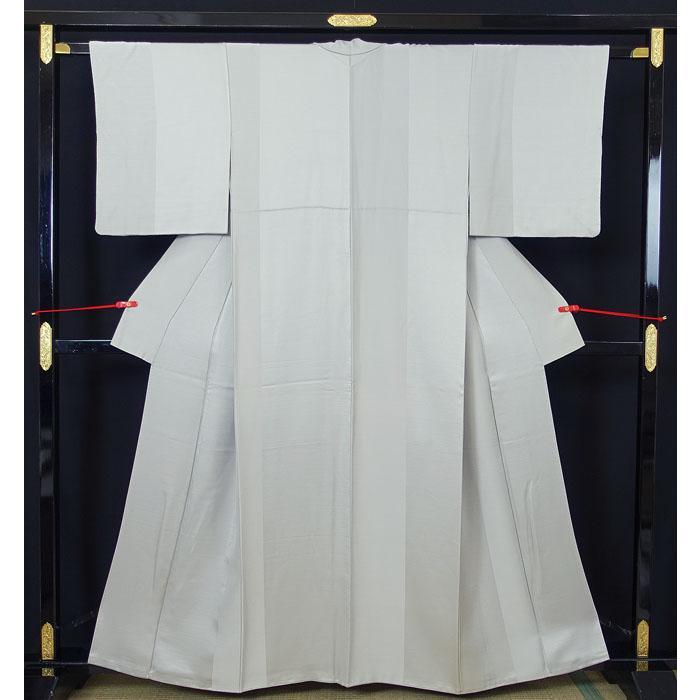 色無地 袷のきもの 振り分け地模様入り 身丈158cm 正絹 11019 : きものあかね - 通販 - Yahoo!ショッピング