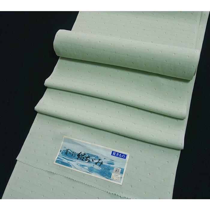 夏物 反物 夏の彩 絽ちヾみ小紋 丸洗いできる 未仕立て ポリエステル 11354 : きものあかね - 通販 - Yahoo!ショッピング