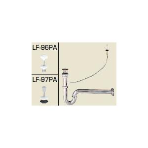 INAX INAX/LIXIL 排水金具(プッシュワンウェイ式・呼び径32mm) 【LF-97PA】 プッシュワンウェイ式壁排水Pトラップ 栓は着脱式(ヘアキャッチャー付)〔IE〕 : 家電と ...