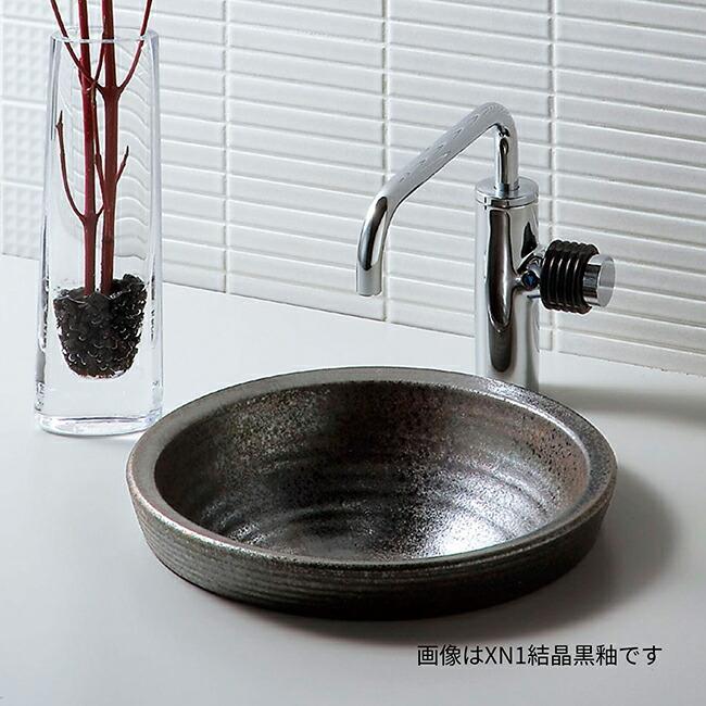 ###INAX/LIXIL セット品番【L-SR-22/XW1+LF-74】床給水・床排水(Sトラップ) 手洗器 創の美 信楽/壷新 φ240 貫入白釉 受注約2週 :inax231012 ...