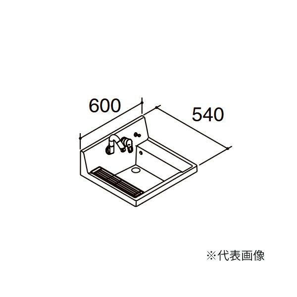 LIXIL ###INAX/LIXIL 【LF-CS60-WX397SY(S)/PH-01】プレーンネオホワイト カスタム バニティ 洗面器セット 金属製床排水用Sトラップ 一般地 間口 ...