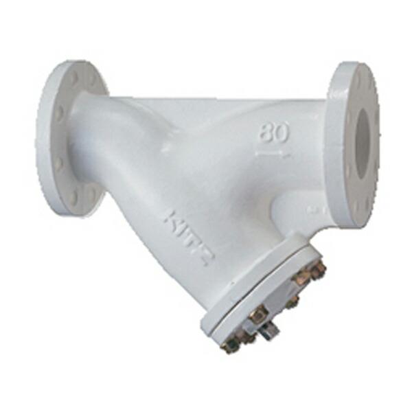 KITZ（キッツ） 【10FCYN125A】鋳鉄製 ナイロン11ライニング フランジ形 Y形ストレーナ 水 10K 5inch〔HE ...