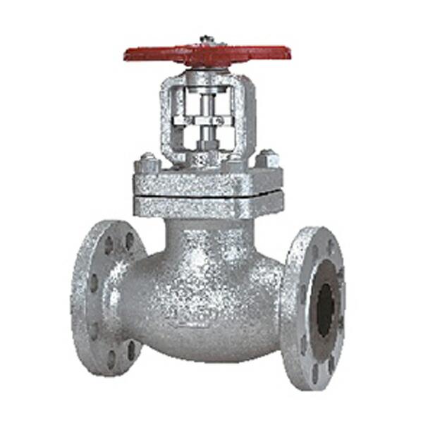 KITZ（キッツ） 【20SDBOW100A】ダクタイル鉄製 ベローズシールグローブ弁 フランジ形 ジスク入り 20K 4inch〔HF ...