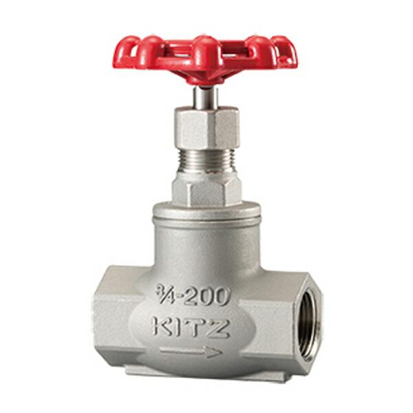 KITZ（キッツ） 【UJ20A】ステンレス鋼(SCS13A) Bシリーズ グローブ弁 ねじ込み形 10K 3/4inch〔HG〕 : 家電と ...