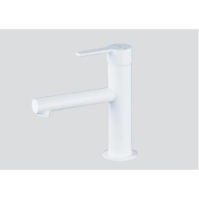 KVK 水栓金具【MSL190DEM4】マットホワイト シングル混合栓 MSL190シリーズ 一般地・寒冷地共用 逆止弁なし〔HB〕 : 家電と住設のイークローバー - 通販 - Yahoo ...