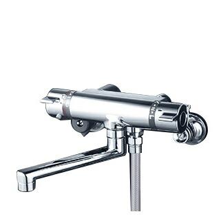 KVK 水栓金具【KF800TNS2】浴室用水栓 壁付サーモスタット式シャワー メッキワンストップシャワーヘッド 一般地〔HB〕 : 家電と住設のイークローバー - 通販 - Yahoo!ショッピング