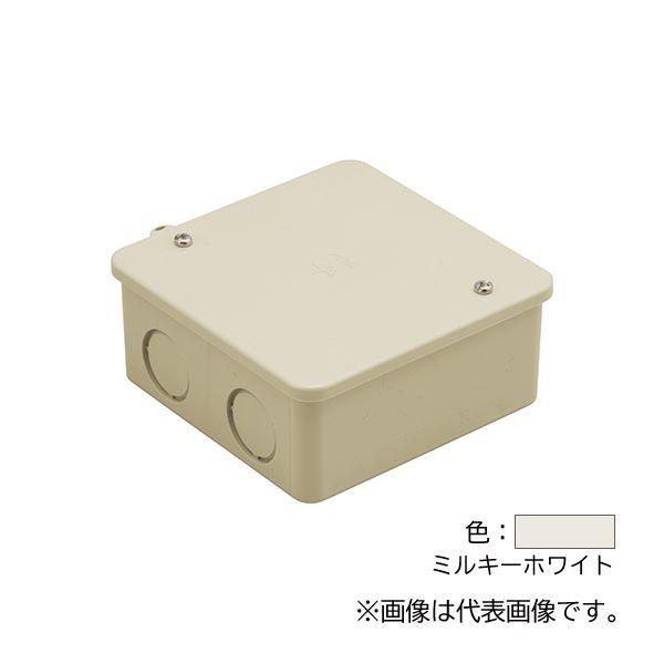 未来工業 【PVK-AN1M】ミルキーホワイト PVKボックス 中形四角(浅型) ノック付(1方出) : 家電と住設のイークローバー - 通販 - Yahoo!ショッピング