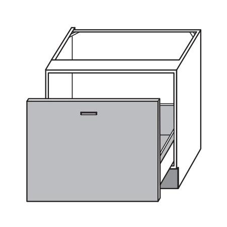 Panasonic パナソニック IHクッキングヒーター部材【AD-KZ7S85ZHKA】ダークグレー 置台 スライド扉 幅75cm用 高さ85cm対応 組み立て完成品 (旧品番 AD ...