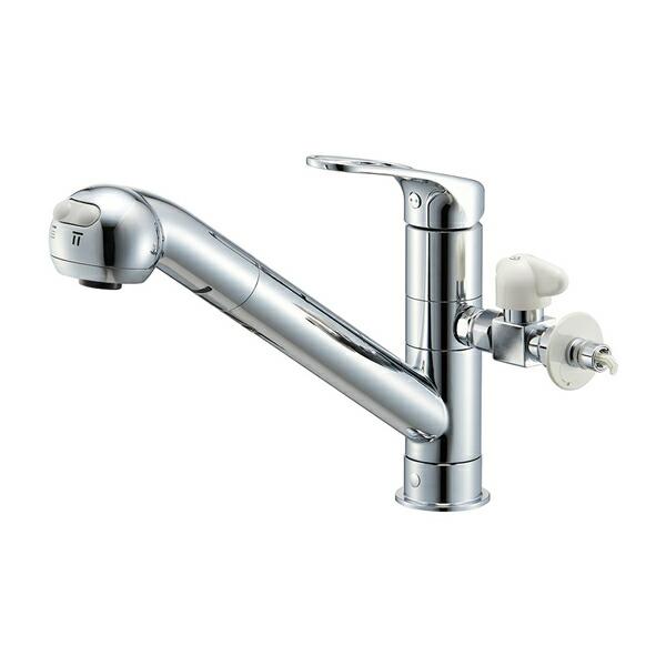 SANEI（水栓金具） 三栄水栓/SANEI 水栓金具【K87000ETJK-V2S】シングルワンホールスプレー分岐混合栓 寒冷地〔 〕 : 家電と住設のイークローバー - 通販 ...