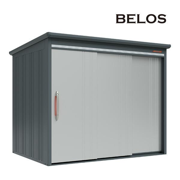###u.田窪工業所 物置【B-2518】BELOS (ヴェロス) B-series 一般型 標準屋根 背面棚タイプ 間口2530mm 奥行1800mm 受注生産 : 家電と住設のイー ...