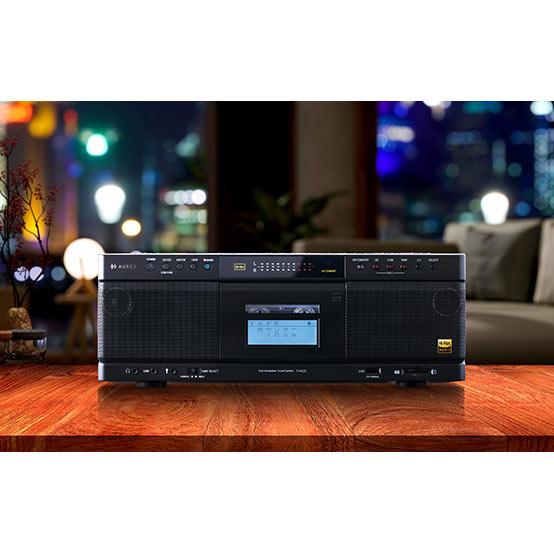 TOSHIBA ω東芝 オーディオ【TY-AK21(K)】ブラック SD/USB/CDラジオカセットレコーダー ハイレゾ対応 AUREX リモコン付き : 家電と住設のイークローバー - 通販 ...