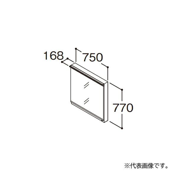 TOTO TOTO 【LMFM075A1GLG1G】ホワイト 化粧鏡 オクターブスリム 一面鏡 タッチレスワイドLED照明 エコミラーなし ...