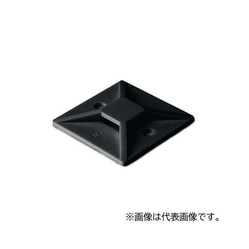 HellermannTyton Яヘラマンタイトン 【MB4-B 100個】黒 マウントベース (ビス止めタイプ) 28×28mm 適用ビスM4 標準グレード 屋内使用 : 家電と住設のイー ...