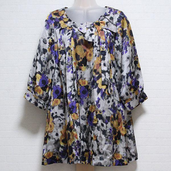 INGEBORG INGEBORG/インゲボルグ グレー系ヴェールフラワーチュニック【9号】 : Club CANDY - 通販 - Yahoo!ショッピング