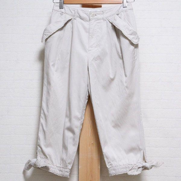 INGEBORG INGEBORG/インゲボルグ ベージュ系裾リボンハーフパンツ【7号】 : Club CANDY - 通販 - Yahoo!ショッピング