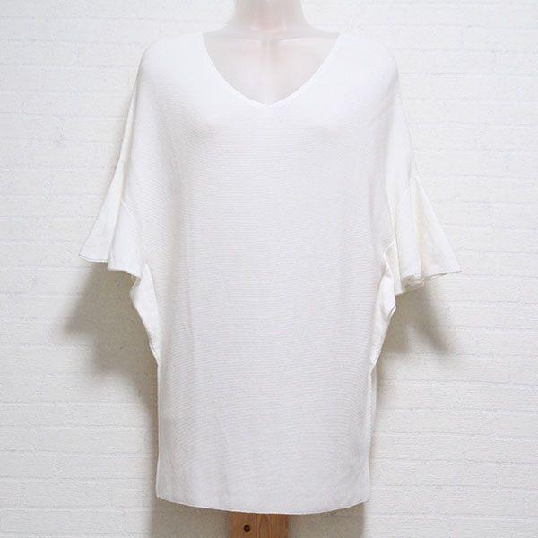 INGEBORG INGEBORG/インゲボルグ オフ白Vネックニットプルオーバー【4(11号)】 : Club CANDY - 通販 - Yahoo!ショッピング