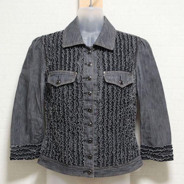 INGEBORG INGEBORG/インゲボルグ 黒フリルデニムジャケット【9号】 : Club CANDY - 通販 - Yahoo!ショッピング