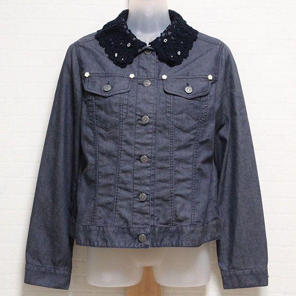 INGEBORG INGEBORG/インゲボルグ 紺レース襟デニムジャケット【M】 : Club CANDY - 通販 - Yahoo!ショッピング