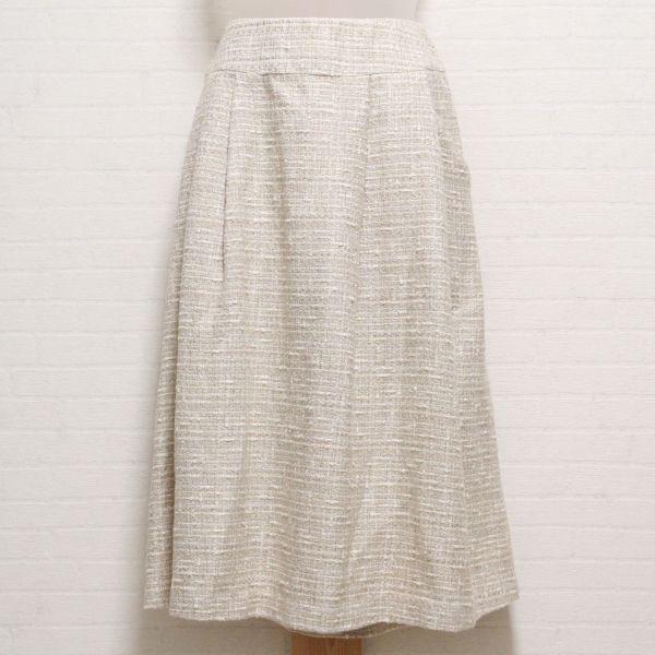 INGEBORG INGEBORG/インゲボルグ ベージュラメツイードスカート【4(11号)】 : Club CANDY - 通販 - Yahoo!ショッピング