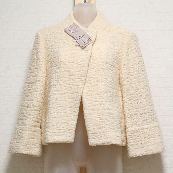 INGEBORG INGEBORG/インゲボルグ 生成リボン付きニットジャケット【9号】 : Club CANDY - 通販 - Yahoo ...