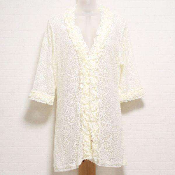 INGEBORG（インゲボルグ） INGEBORG/インゲボルグ 生成総レースオーバーブラウス【9号】 : Club CANDY - 通販 ...