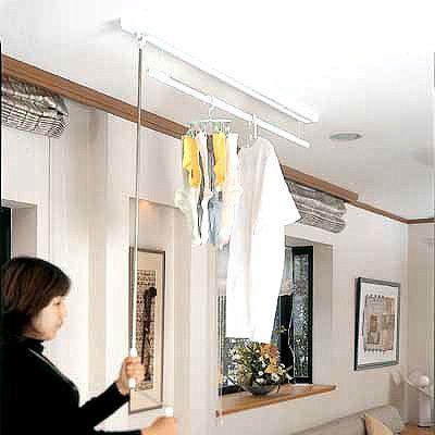 杉田エース ACE 室内用スカイクリーン UR型 URM-S ホワイト (1400mmタイプ) 室内物干し 天井吊り下げ 部屋干し : upstairs outdoor living - 通販 ...