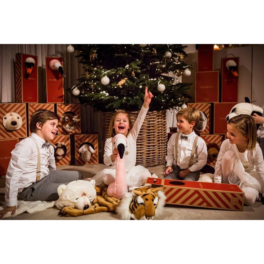 WILD&SOFT(ワイルドアンドソフト) アニマルヘッド ブラウン ベア BB21 専用ボックス付き BIBIB&Co(ビビブアンドコー ...