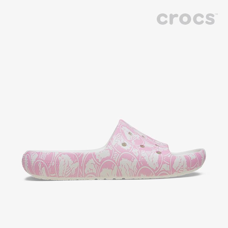 crocs クロックス サンダル メンズ 《Ux》 Classic Duke Print Slide 2.0 クラシック デューク プリント ...