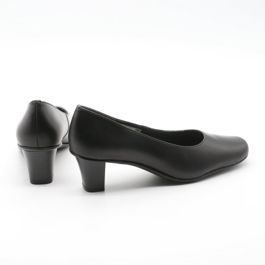 Yukiko Kimijima ユキコキミジマ パンプス 本革 天然皮革 日本製 レザーパンプス 痛くない EEE 3E 5cm 走れる レディース 柔らかい 黒 靴 yk665 ...