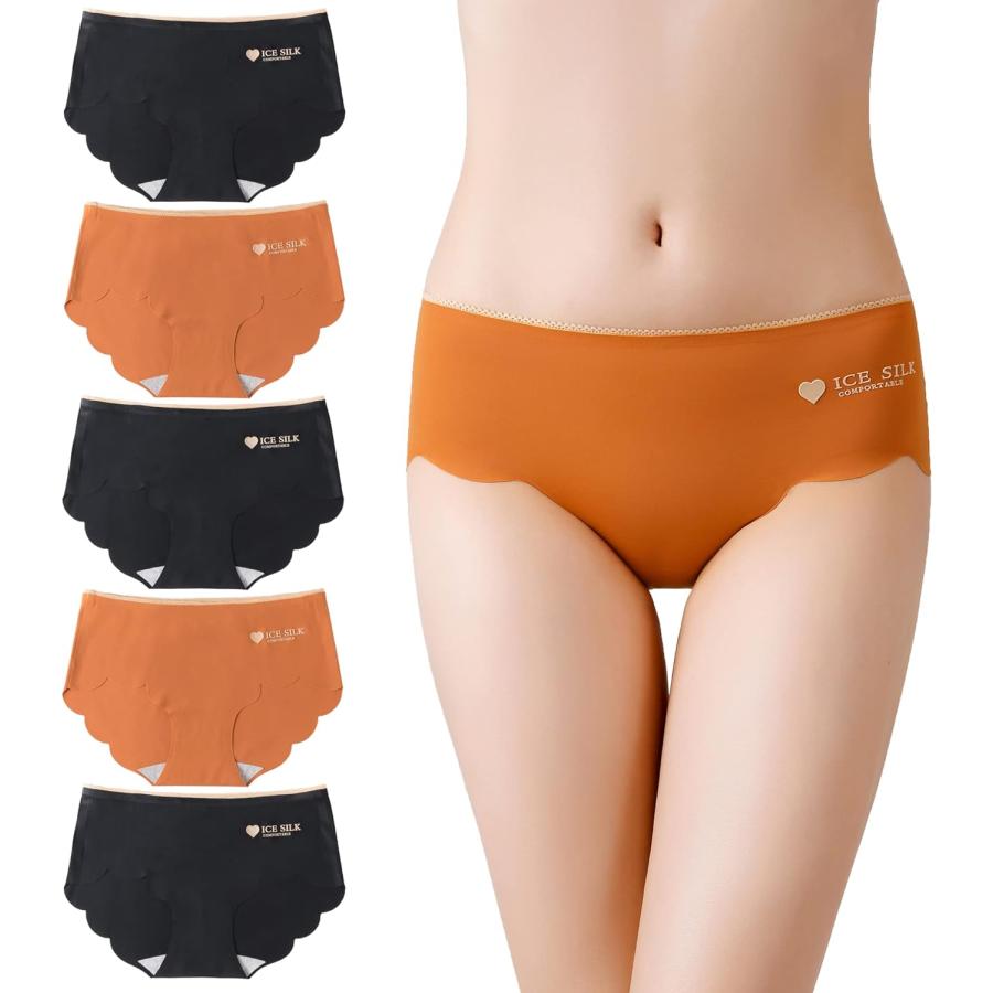 [CM Tech] ショーツ レディース 【5枚組】 シームレス 可愛い ビキニ セクシー アイスシルク 下着 C - Style : CM Tech - 通販 - Yahoo!ショッピング