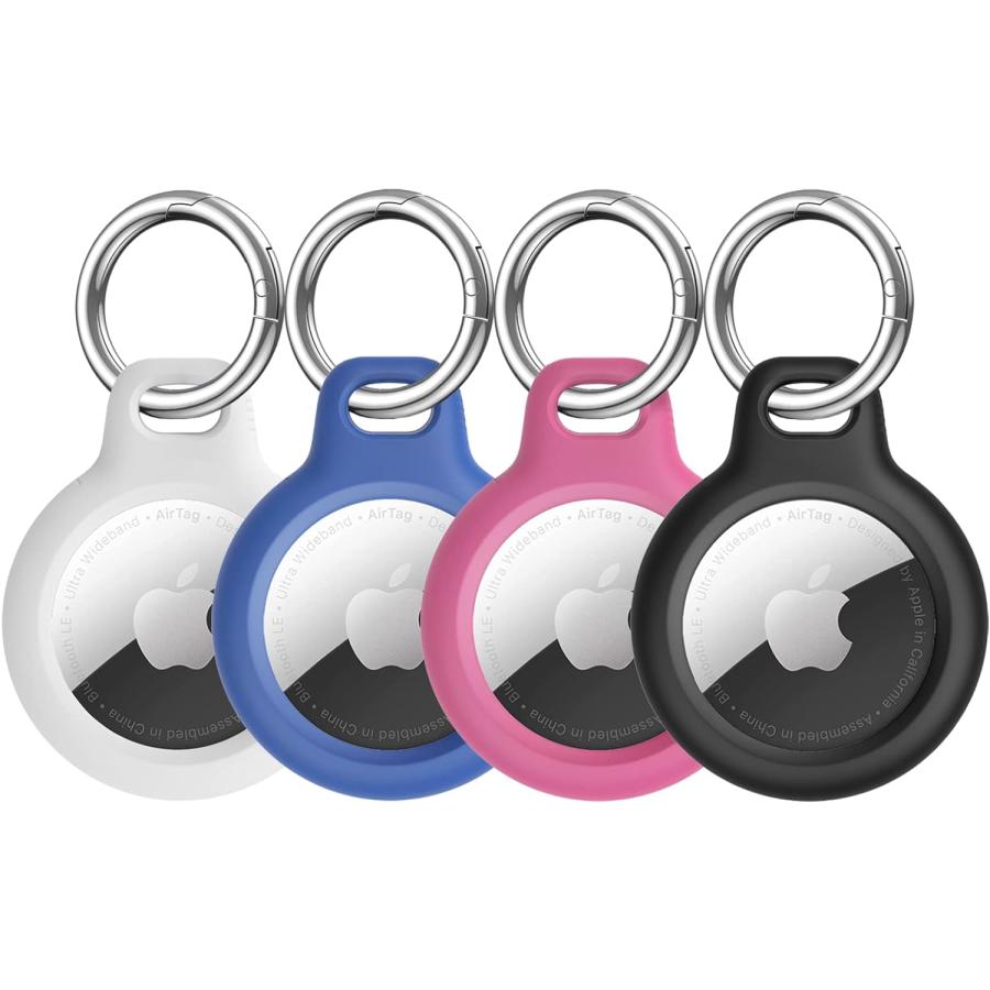 CM Tech AirTag ケース キーリング 耐衝撃 薄型 軽量 TPU+PC材質 防水 コンパクト 4個セット : CM Tech - 通販 - Yahoo!ショッピング