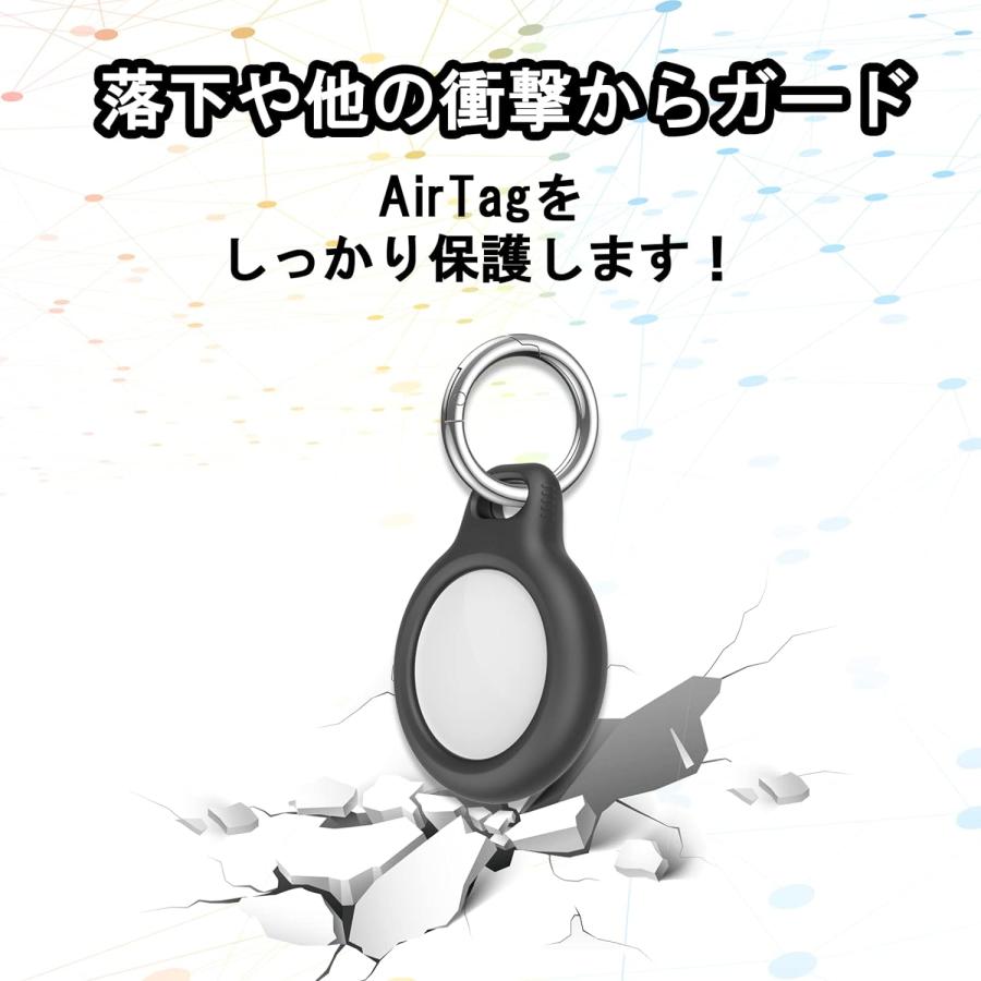 CM Tech AirTag ケース キーリング 耐衝撃 薄型 軽量 TPU+PC材質 防水 コンパクト 4個セット : CM Tech - 通販 - Yahoo!ショッピング