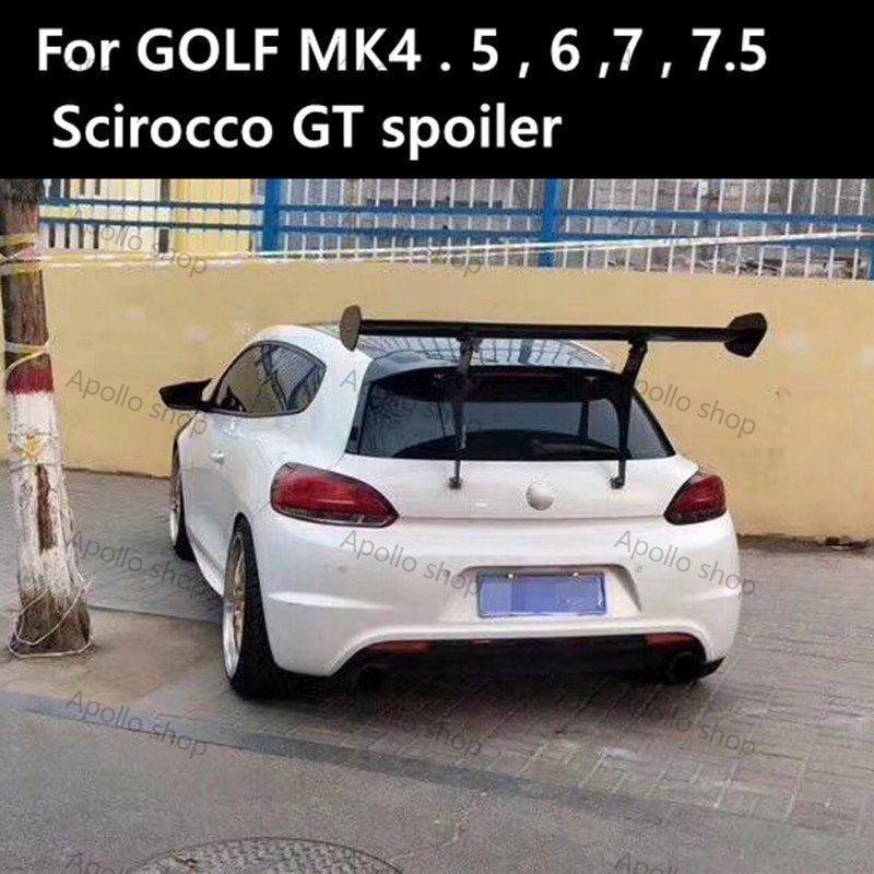 フォルクスワーゲン Golf 4 5 6 7 MK4 MK5 MK6 MK7 MK7.5 GTスタイルカーボンファイバー スポイラー : p210932268307 : コネクトペテック ...