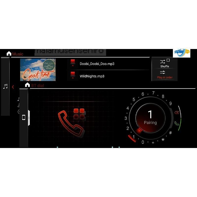 BMW Carplay ナビ Series 3 5 E60 E61 E62 E63 E64 M6 E90 E91 E92 E93 M3、CCCCIC AUX有り車種用 ...