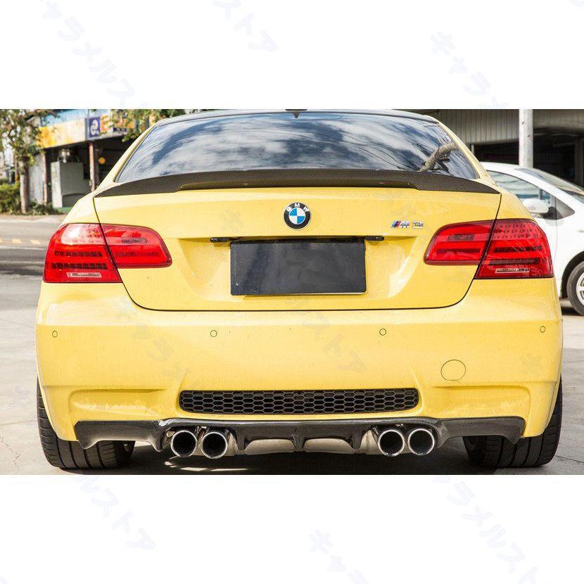 BMW E92 E93 M3リアバンパー用 カーボン ディフューザー DryCarbon 本物ドライカーボン パフォーマンス V スポイラー : p2130324413f4 : コネクトペ ...