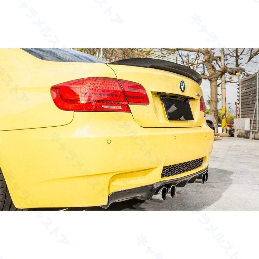BMW E92 E93 M3リアバンパー用 カーボン ディフューザー DryCarbon 本物ドライカーボン パフォーマンス V スポイラー : p2130324413f4 : コネクトペ ...