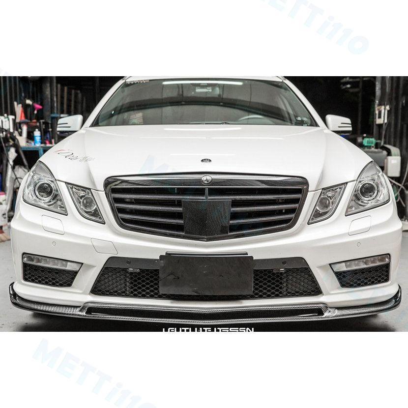 BENZ メルセデスベンツ Eクラス W212 E63 AMGフロントバンパー用リップスポイラー 本物DryCarbon ドライカーボン エアロ B スタイル : p218723327839 ...