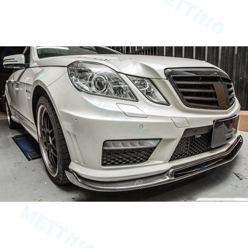 BENZ メルセデスベンツ Eクラス W212 E63 AMGフロントバンパー用リップスポイラー 本物DryCarbon ドライカーボン エアロ B スタイル : p218723327839 ...