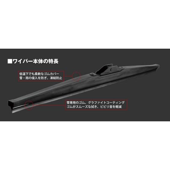 PIAA ピア 雪用 FINE SNOW ファインスノーワイパー FG53W 525mm : カー用品卸問屋ニューフロンテア - 通販 - Yahoo!ショッピング