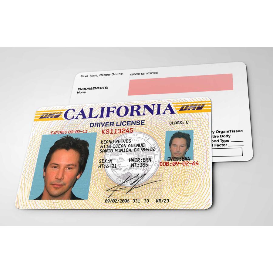 映画 俳優【 キアヌ・リーブス / Keanu Reeves 】 IDカード/レプリカ/コレクション-1 : World Trade ...