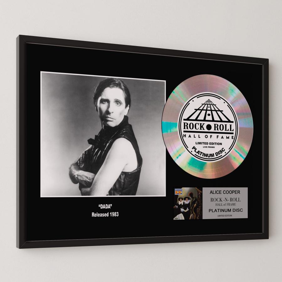 アリス・クーパー / Alice Cooper ダダ DaDa platinum disc album プラチナディスク 証明書付 ‐8 ...