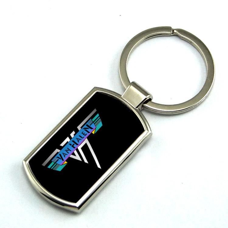 Metal Keychain/キーホルダー/メタル/キーチェーン/リング/Edward Van Halen/エドワード・ヴァン・ヘイレン ...