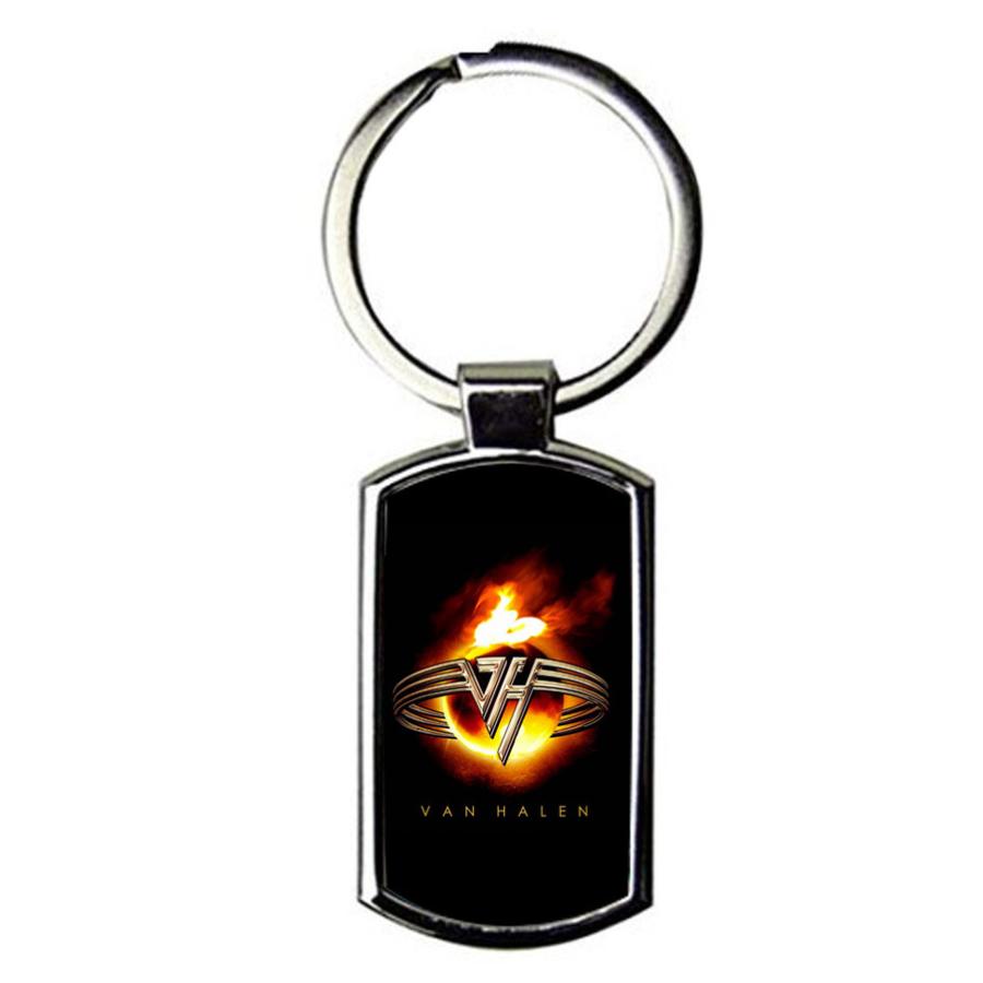 Metal Keychain/キーホルダー/メタル/キーチェーン/リング/Edward Van Halen/エドワード・ヴァン・ヘイレン ...